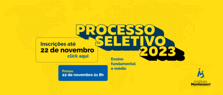 Instituto Montessori - Ponte Nova - MG - Processo Seletivo 2023